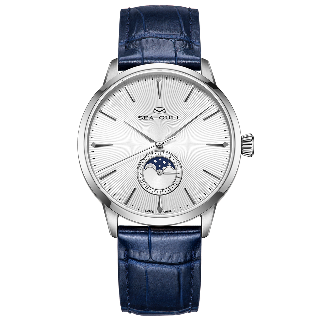 Seagull Extraordinary Series Multifunction Moon Phase Men's Mechanical ...