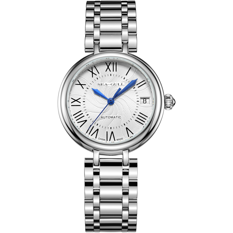 Seagull Lady's Series Roman Numerals Minimalist Women's Mechanical ...