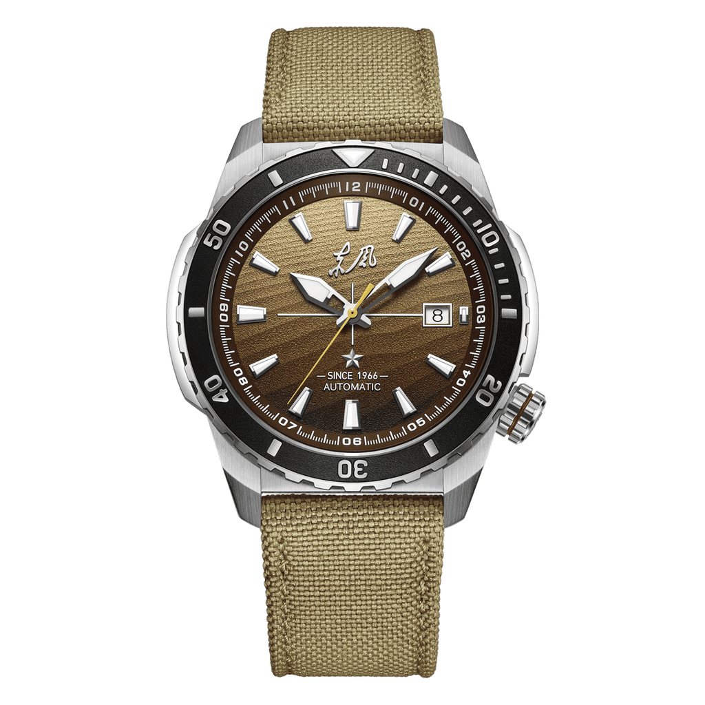Seagull Dongfeng Series Desert Tatical Men's Automatic Mechanical Watch ...